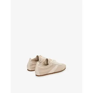 Steve Madden Jaye Suede Trainers - Cream