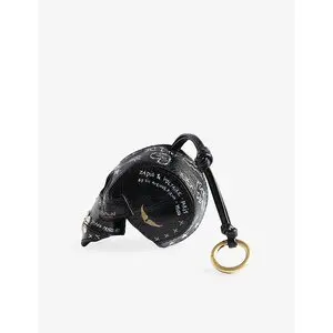 Zadig&Voltaire The Big Skull Leather Keyring