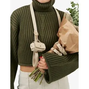 CAFIDE Vegan Leather Poop Bag Holder With Quilted Interior