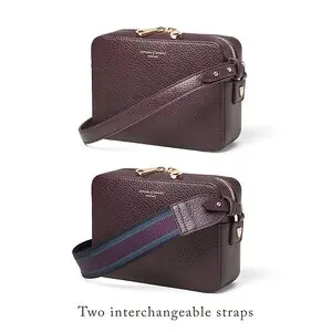 ASPINAL OF LONDON Camera Grained Leather Cross-body Bag