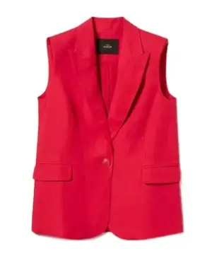 TWINSET Single-breasted Waistcoat - Red