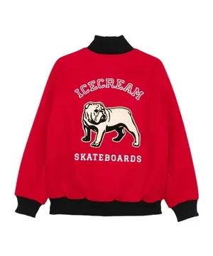 ICECREAM Embroidered Bulldog Long Sleeve Jacket