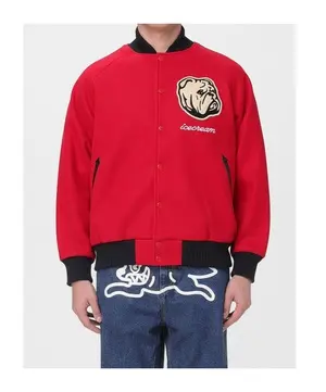 ICECREAM Embroidered Bulldog Long Sleeve Jacket