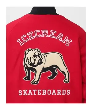 ICECREAM Embroidered Bulldog Long Sleeve Jacket
