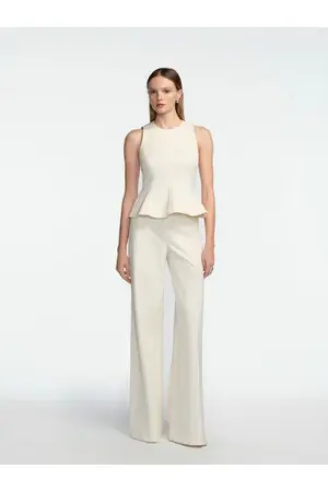 Lela Rose Stretch Cotton Pant