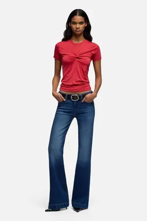 7 For All Mankind Embellished Dojo Slim Illusion Current Jeans