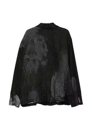 RUNDHOLZ Pinstripe-pattern Faded Jacket
