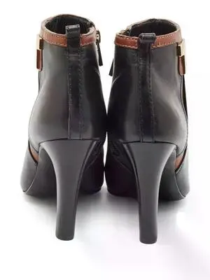 Tory Burch 85mm Double T Leather Ankle Boots