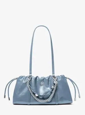Michael Kors Matilda Small Cinched Shoulder Bag - Blue