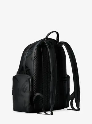 Michael Kors Prescott Large Printed Nylon Backpack