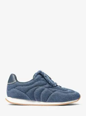 Michael Kors Essex Denim Trainers