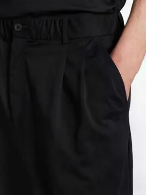 KANEMASA PHIL Pleated Elasticated-waist Trousers