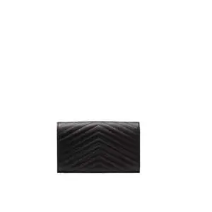 Saint Laurent Monogram Grain De Poudre Wallet