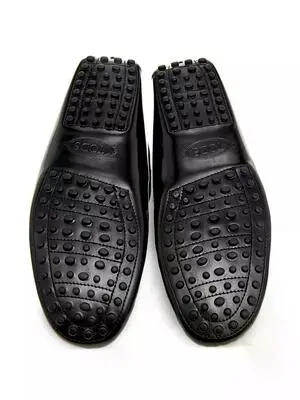 TOD'S Buckle Leather Loafers