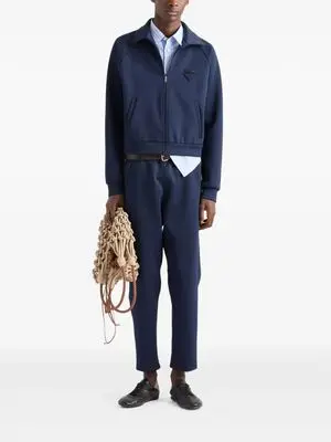 Prada Zippered Technical Fabric Jacket