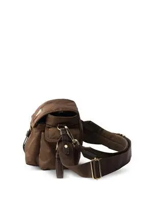 Prada Medium Re-nylon Shoulder Bag - Brown