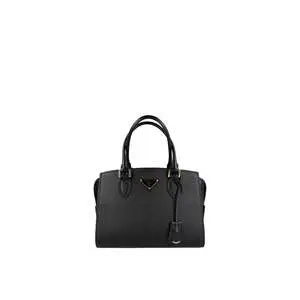 Prada Saffiano Leather Hand Bag - Black