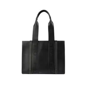 Chloé Woody Medium Leather Tote Bag