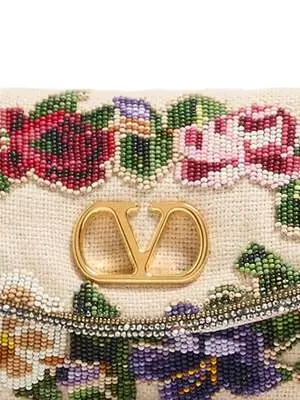 Valentino Garavani Embroidered Shoulder Bag