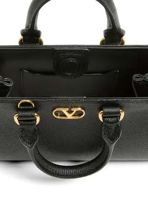 Valentino Garavani Vlogo Signature Mini Bag In Grainy Leather