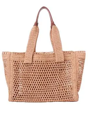 Chloé Raffia East-west Tote Bag - Multicolor
