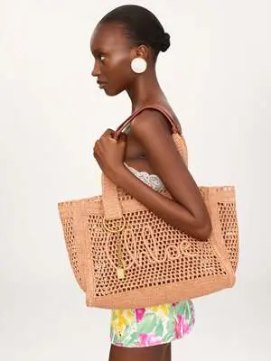 Chloé Raffia East-west Tote Bag - Multicolor