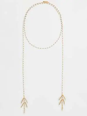 Isabel Marant Étoile Brass Scarf Necklace - Multicolor