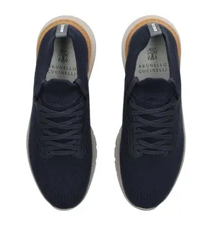 Brunello Cucinelli Knitted Low-top Sneakers
