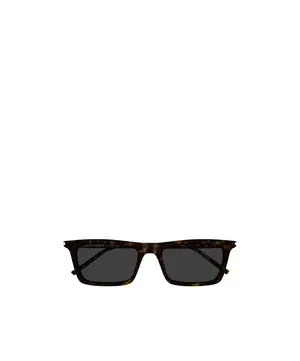 Saint Laurent Rectangle Frame Sunglasses - Black