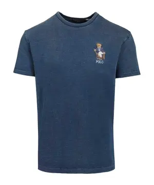Polo Ralph Lauren Relaxed Bear-logo T-shirt - Blue