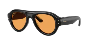 Ray-ban Ray-Ban Aviator Puffer Sunglasses Orange