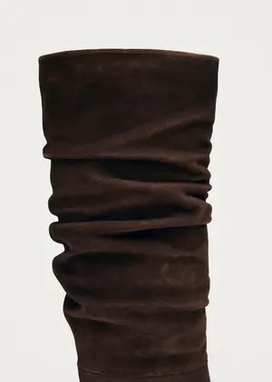 ALOHAS Kalila Slouchy Heel Boots - Brown