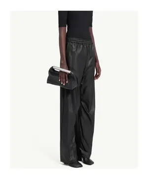 MAISON MARGIELA Light Pleather Wide-leg Trousers