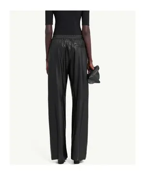 MAISON MARGIELA Light Pleather Wide-leg Trousers