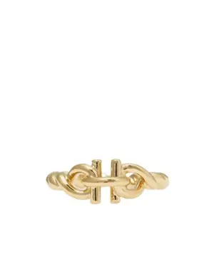 FERRAGAMO Gancini Twisted Ring - Gold