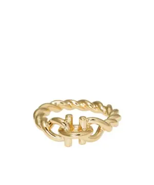 FERRAGAMO Gancini Twisted Ring