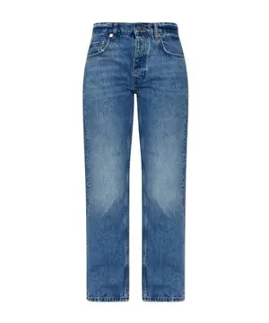 ANINE BING Belt Loop Jeans - Blue