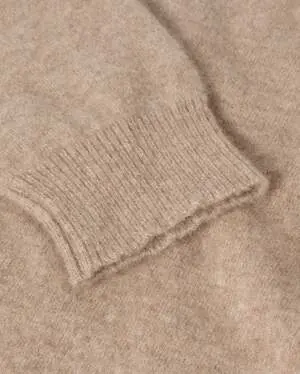 Johnstons Of Elgin Boyce Brushed Cashmere-silk Crew Neck Jumper