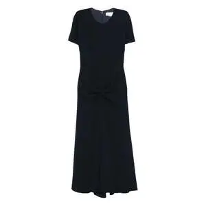 Victoria Beckham Short Sleeve Midi Dress - Blue