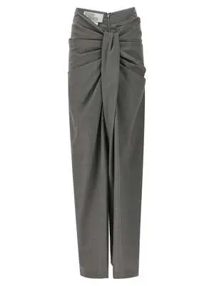 Giuseppe Di Morabito Cool Wool Mélange Trousers - Gray