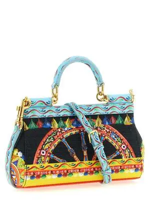 Dolce & Gabbana Sicily' Mini Handbag - Multicolor