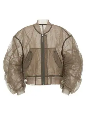 Rick Owens Secchia Flight' Bomber Jacket - Gray