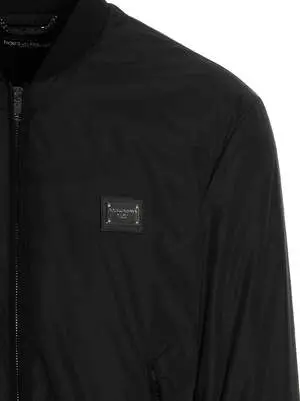 Dolce & Gabbana Dg Essential Nylon Bomber Jacket