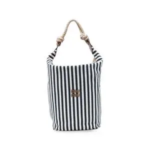 Miu Miu Striped Pattern Shoulder Bag - Blue