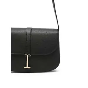 TOM FORD Leather Grained Shoulder Bag With T-clasp