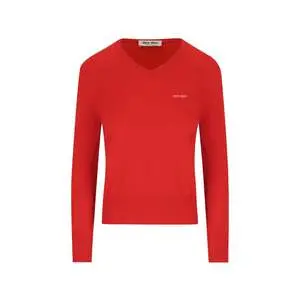 Miu Miu Tops Sweatshirts - Red