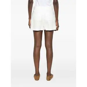 Fendi Tailored Linen-blend Shorts