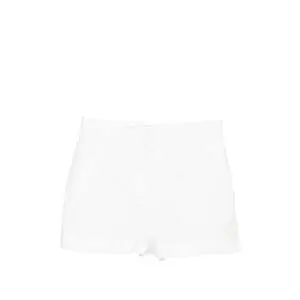 Fendi Tailored Linen-blend Shorts - White