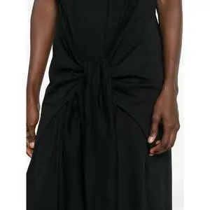TOTEME Knotted Detail Day Dress - Black
