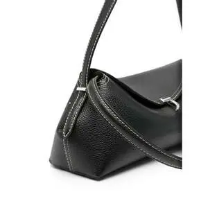 TOTEME Leather Top Handle Bag With T-lock Fastening